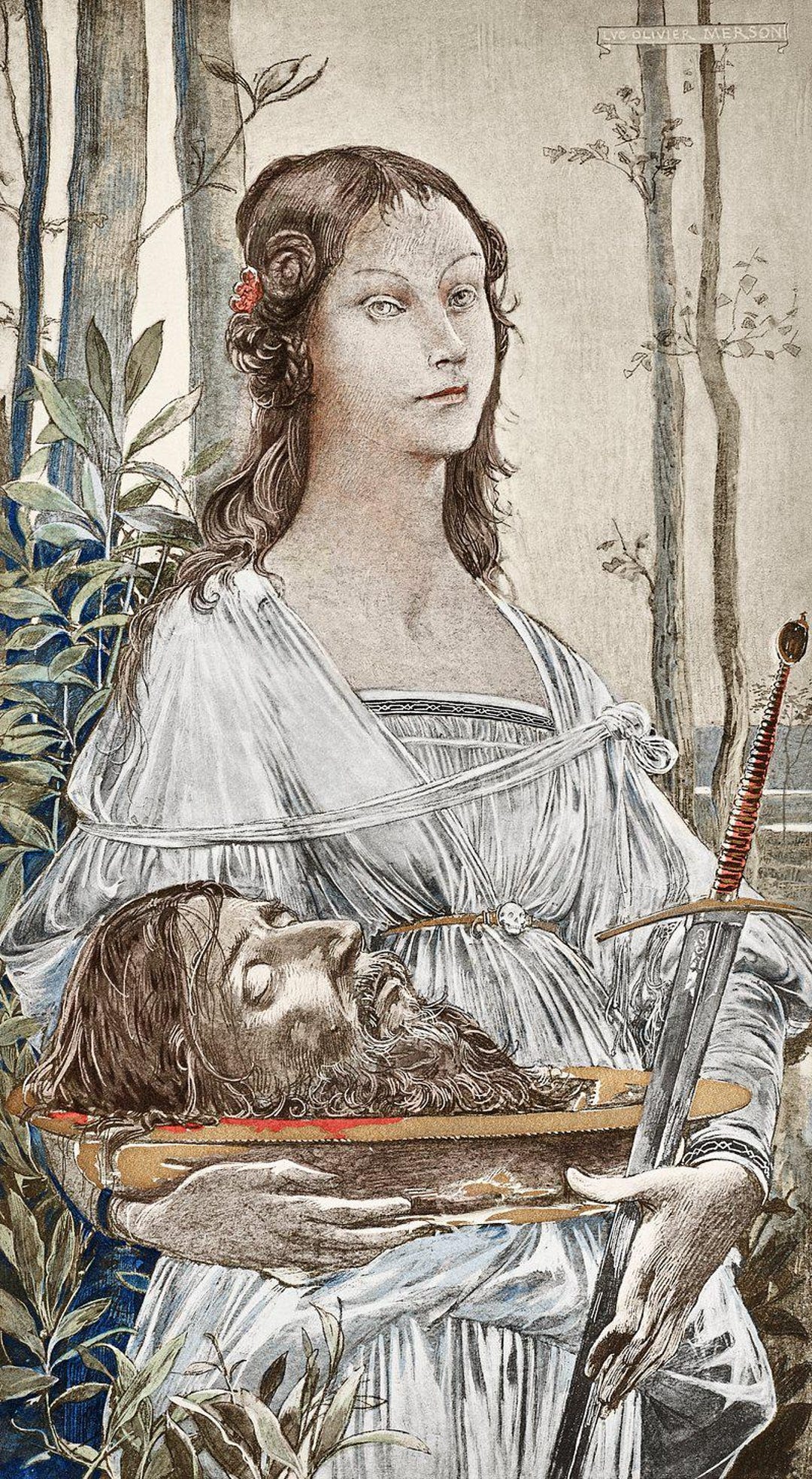 Salome With the Head | John the Baptist Art | Vintage Painting ...