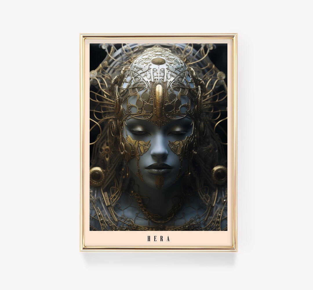 Hera Poster | Mythology Poster | Ancient Greece Art | Mythical Poster ...