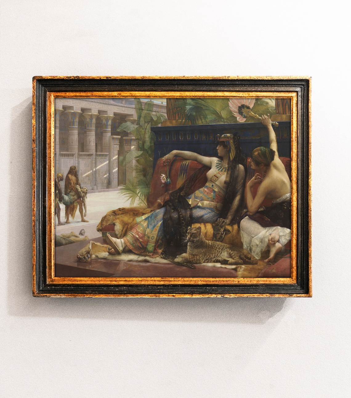 Alexandre Cabanel - Cleopatra (1887) | Vintage Cleopatra Painting ...