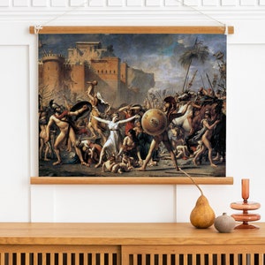 Jacques-louis David - the Intervention of the Sabine Women (1798 ...