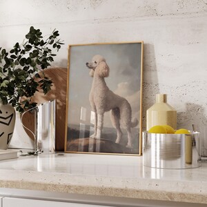 Vintage Poodle Dog Print | Poodle Poster | Dog Wall Art | Vintage ...