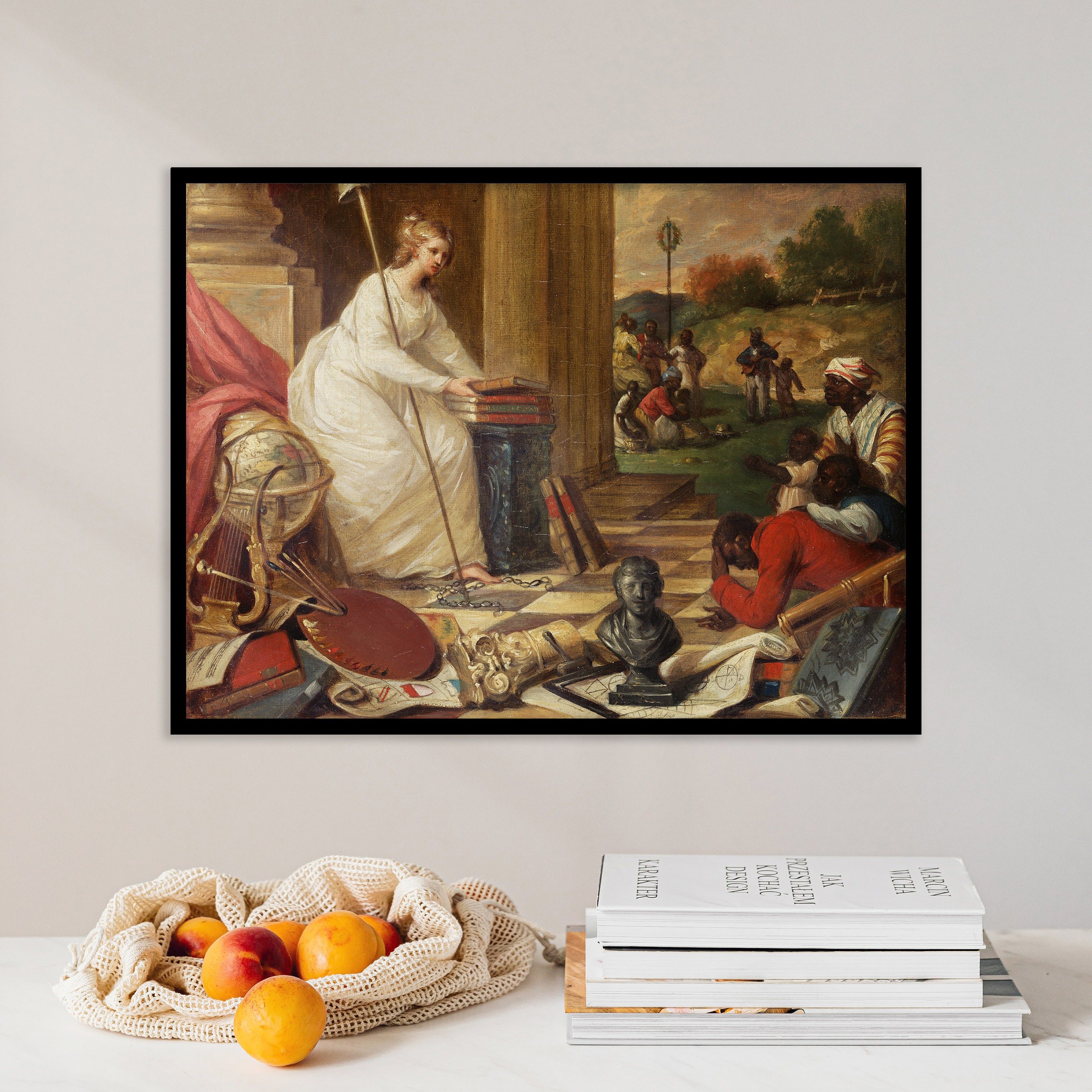 Samuel Jennings Study for Liberty Displaying the Arts and - Etsy