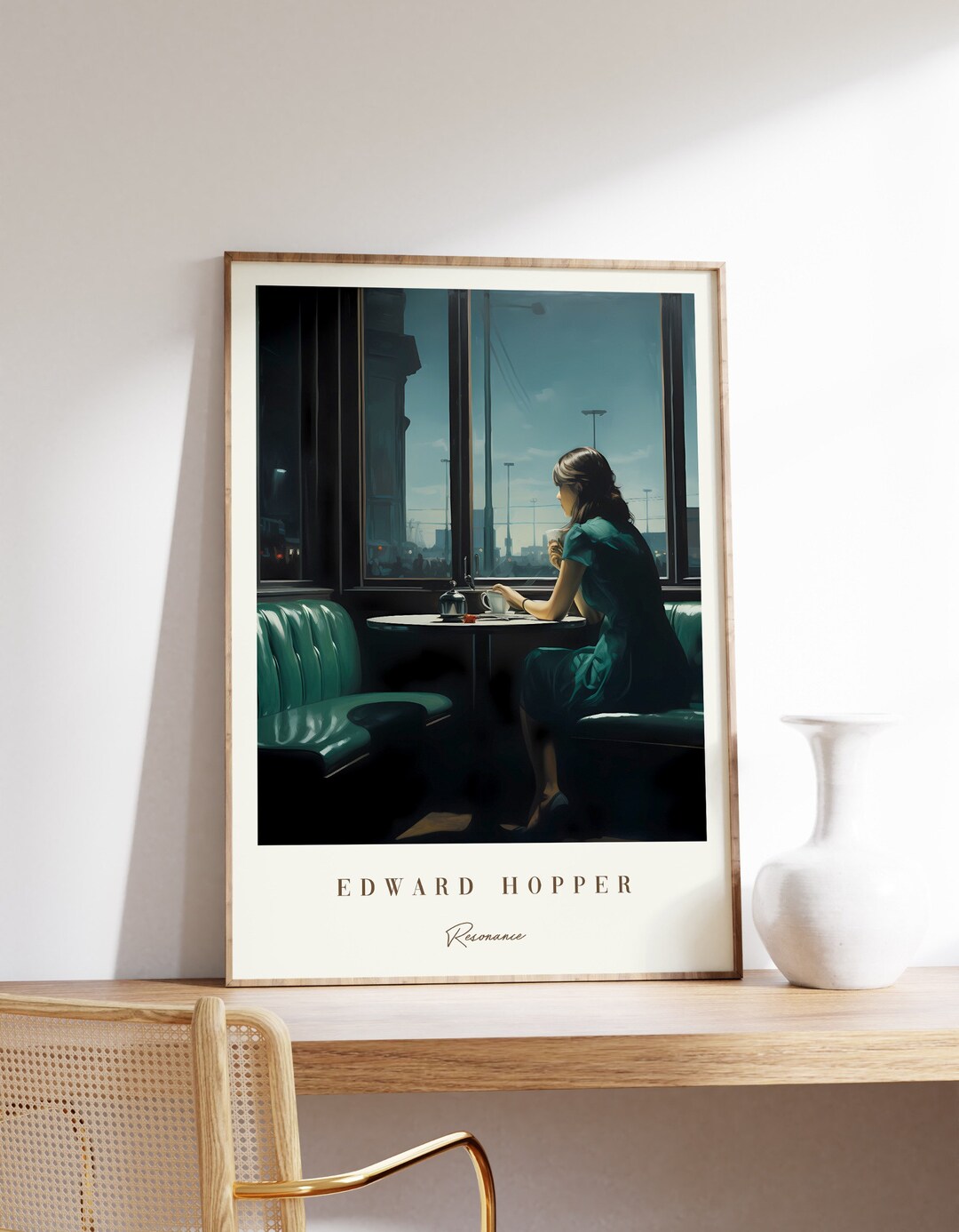 Resonance Painting | Edward Hopper | Resonance Poster | Mid Century ...