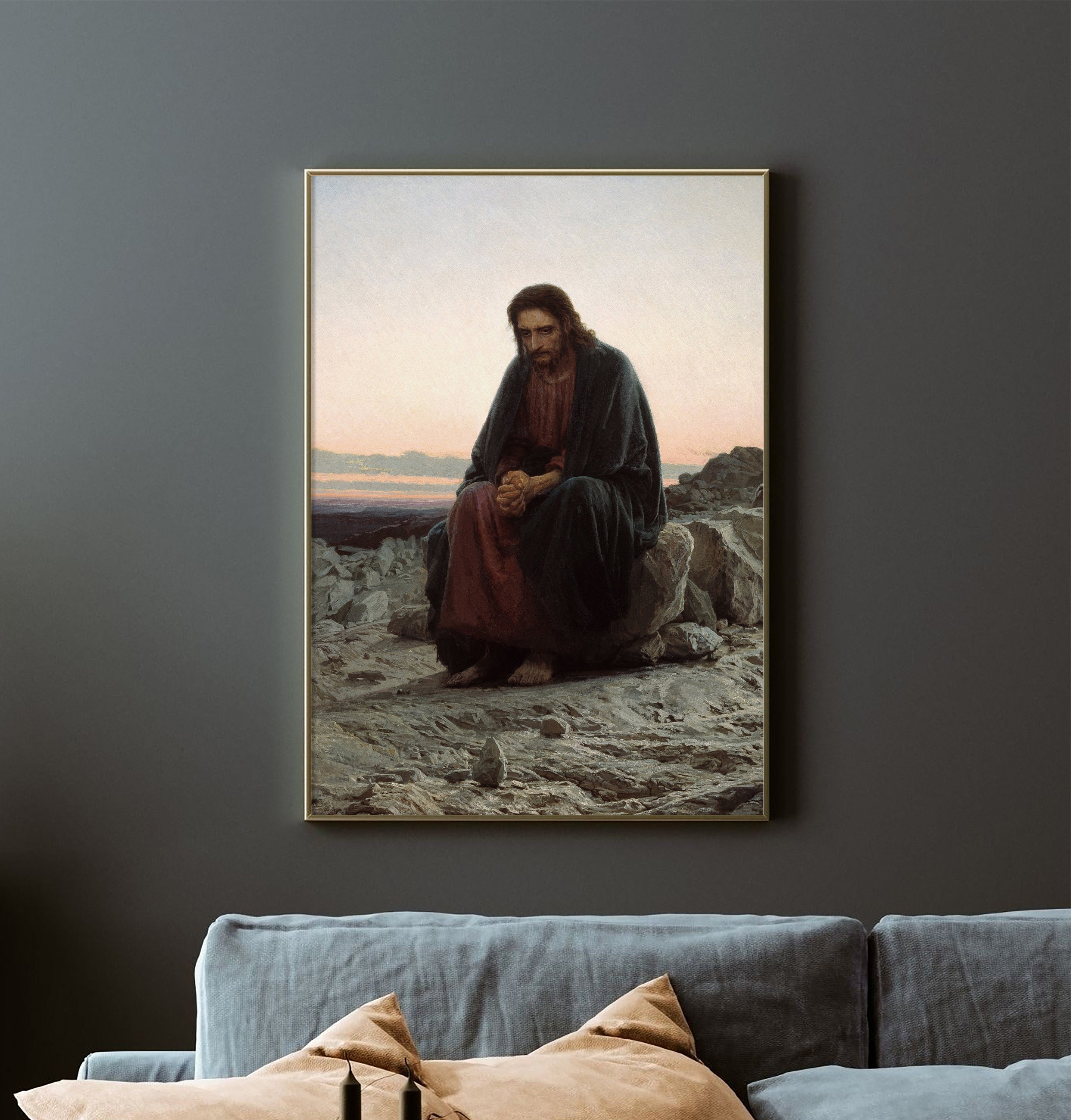 Ivan Kramskoy Christ In The Desert