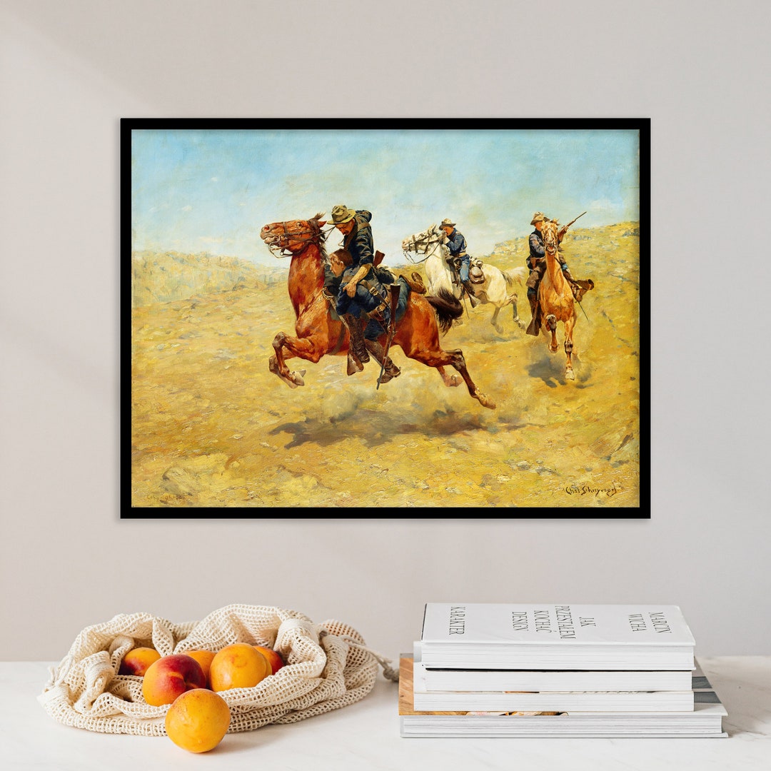 Charles Schreyvogel - My Bunkie (1899) - Landscape Poster Wall Art ...