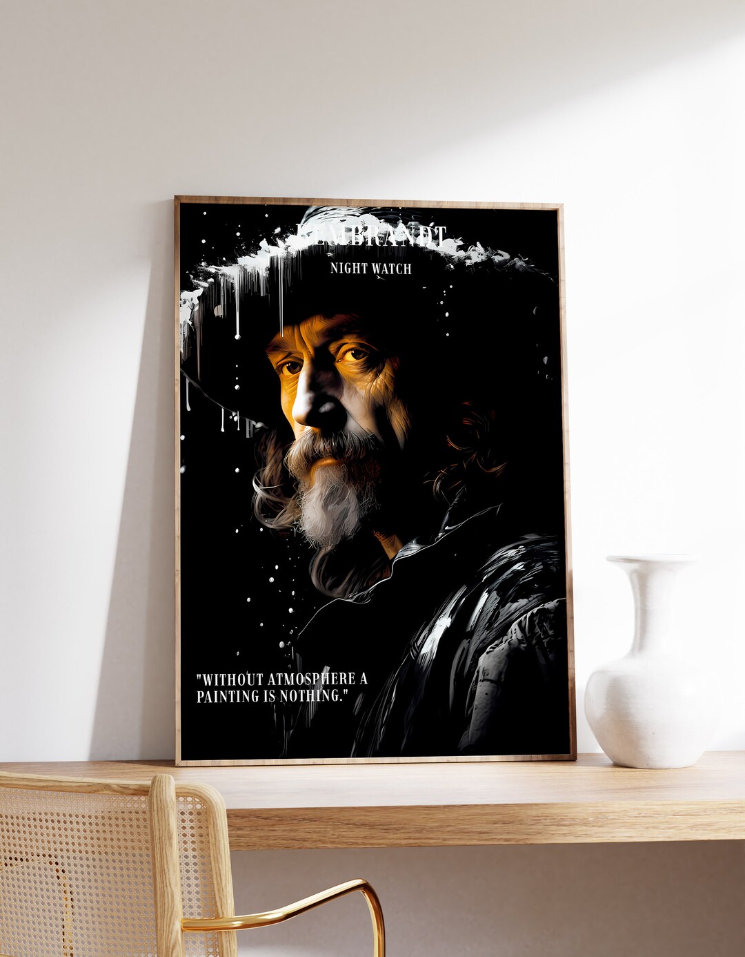 Rembrandt Print | Rembrandt | Vintage Wall Art | Vintage Poster | Exhibition Poster - Etsy