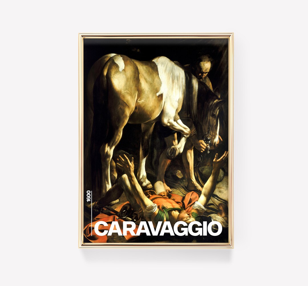 Baroque Art Print| Caravaggio | Renaissance Print | Exhibition Poster ...