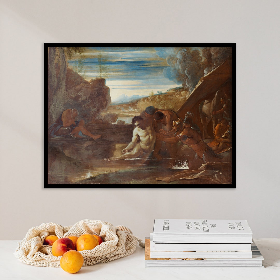 Pietro Testa - Alexander the Great Rescued From the River Cydnus (1650 ...