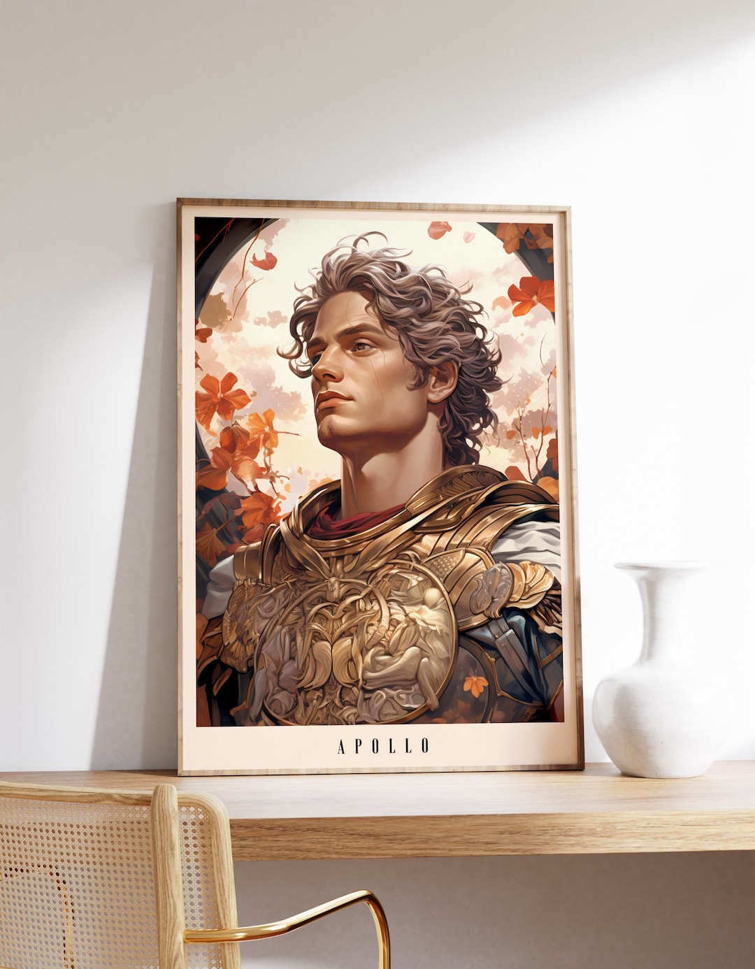 Apollo Poster Mythology Poster Ancient Greece Art Mythical Poster ...