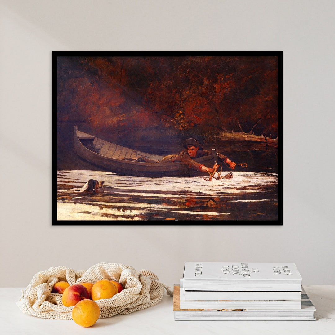 Winslow Homer, Hound and Hunter (1892) - Art Gift Wall Home Decor ...