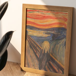 Edvard Munch - the Scream (1893) - Reproduction of a Classic Edward ...