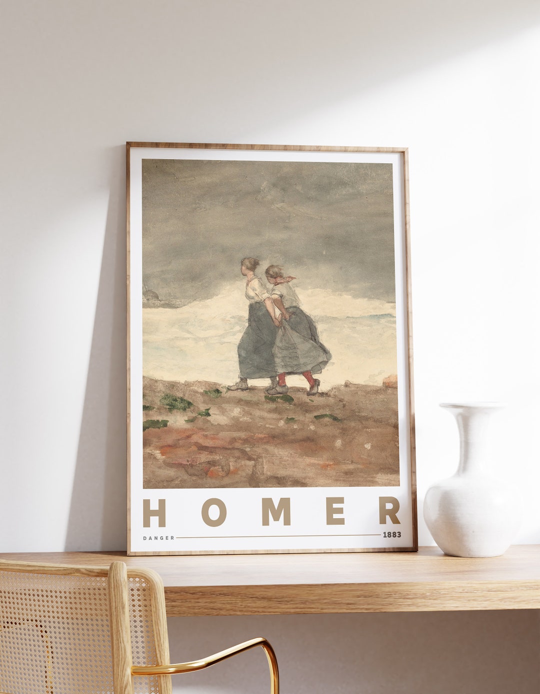 Winslow Homer Print | Danger (1883) | Farmhouse Decor | Museum ...