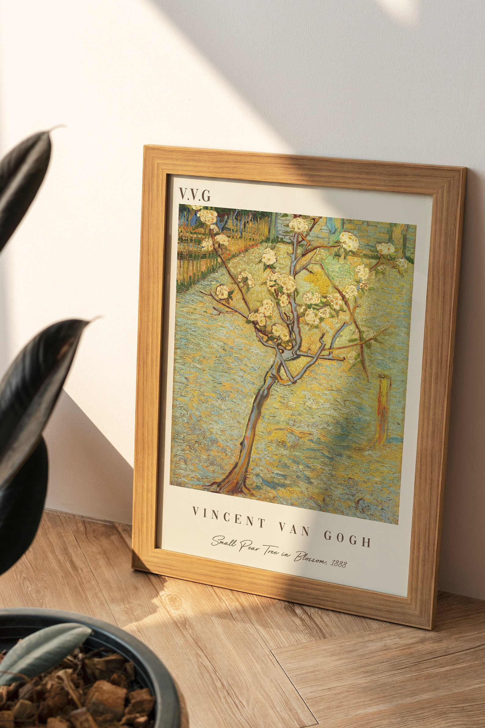 Van Gogh Poster | Small Pear Tree in Blossom | Exhibition Poster ...