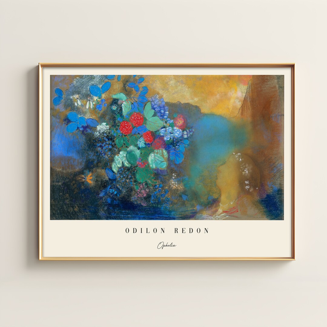 Odilon Redon Art Print | Museum Exhibition Poster | Odilon Redon Poster ...