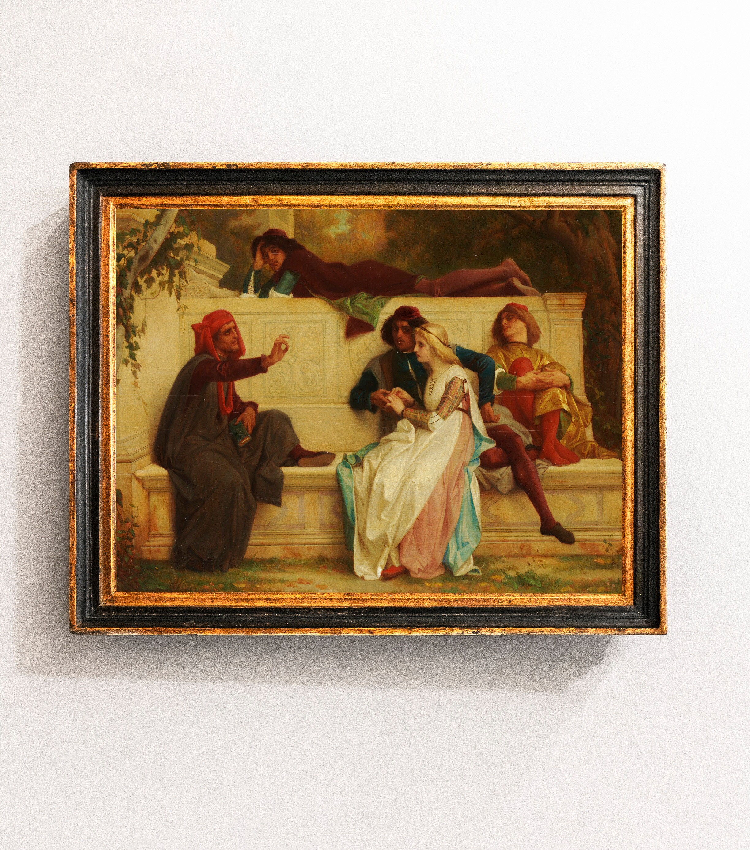 Alexandre Cabanel - Florentine Poet (1861) | Vintage Poster | Apartment ...