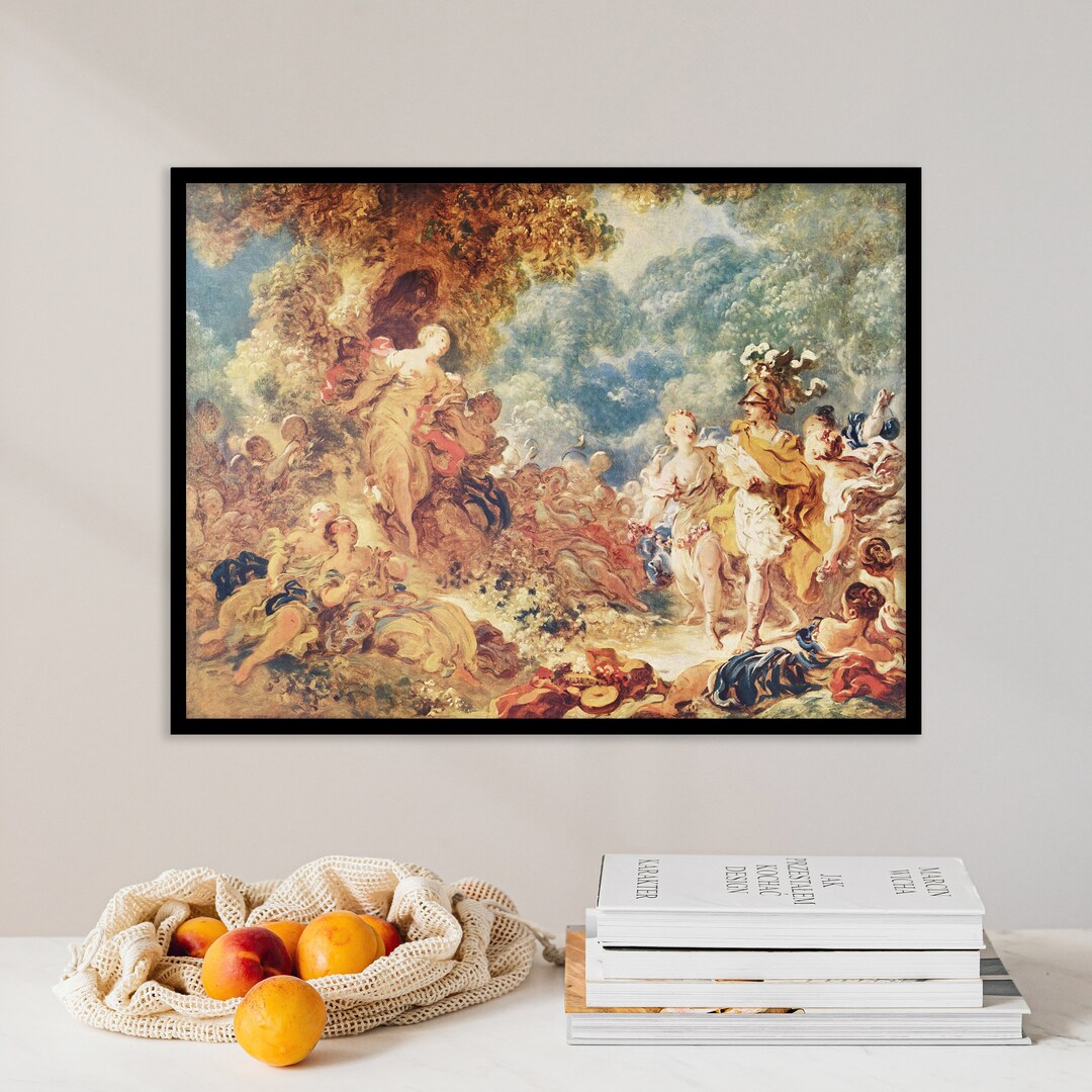 Jean Honore Fragonard - Rinaldo in the Gardens of Armidas (1763) | Home ...