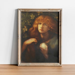 Vintage Print | Dante Gabriel Rossetti - Mary Magdalene | Wall Art ...