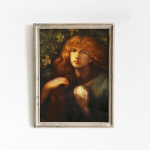 Vintage Print | Dante Gabriel Rossetti - Mary Magdalene | Wall Art ...