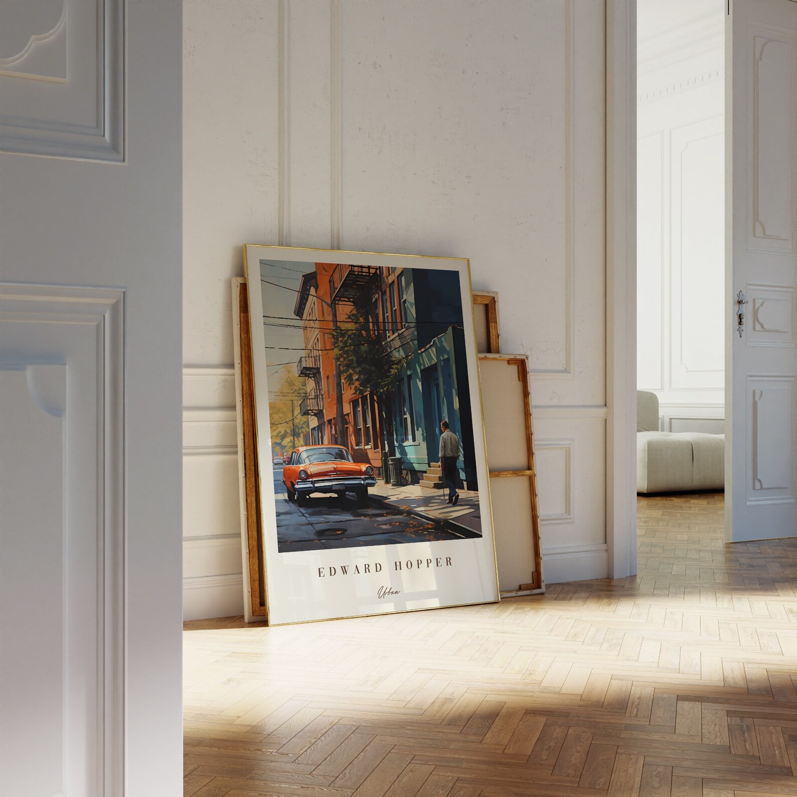 Urban Print | Edward Hopper | Urban Poster | Mid Century Modern | Art ...