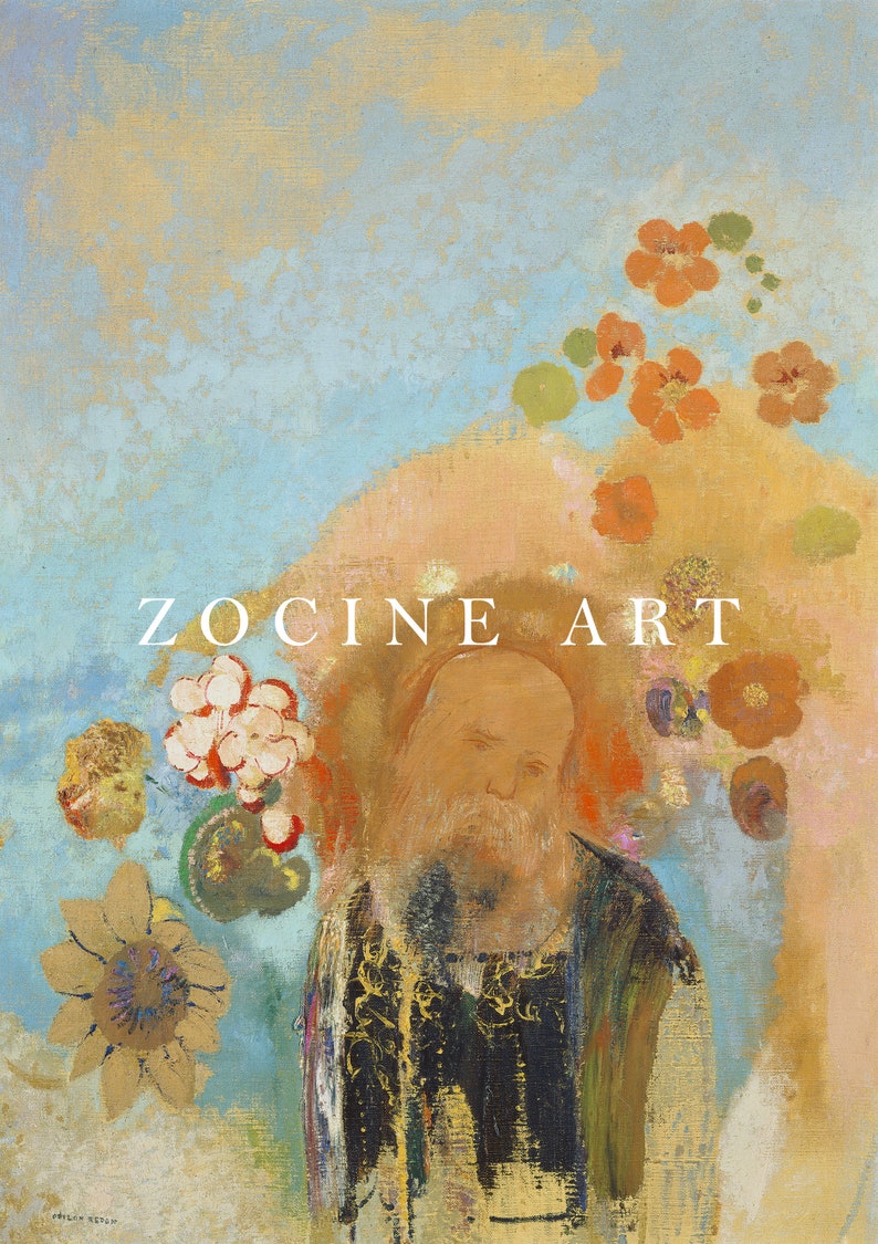 Odilon Redon Evocation of Roussel 1912 Vintage Poster - Etsy