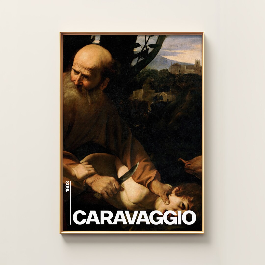 Baroque Art Print| Caravaggio | Renaissance Print | Exhibition Poster ...