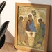 Andrei Rublev Trinity Three Icons 1425 Classic Painting - Etsy