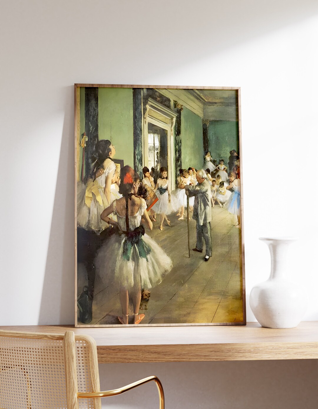 The Dancing Class 1874 by Edgar Degas | Dancers Painting | Famous ...