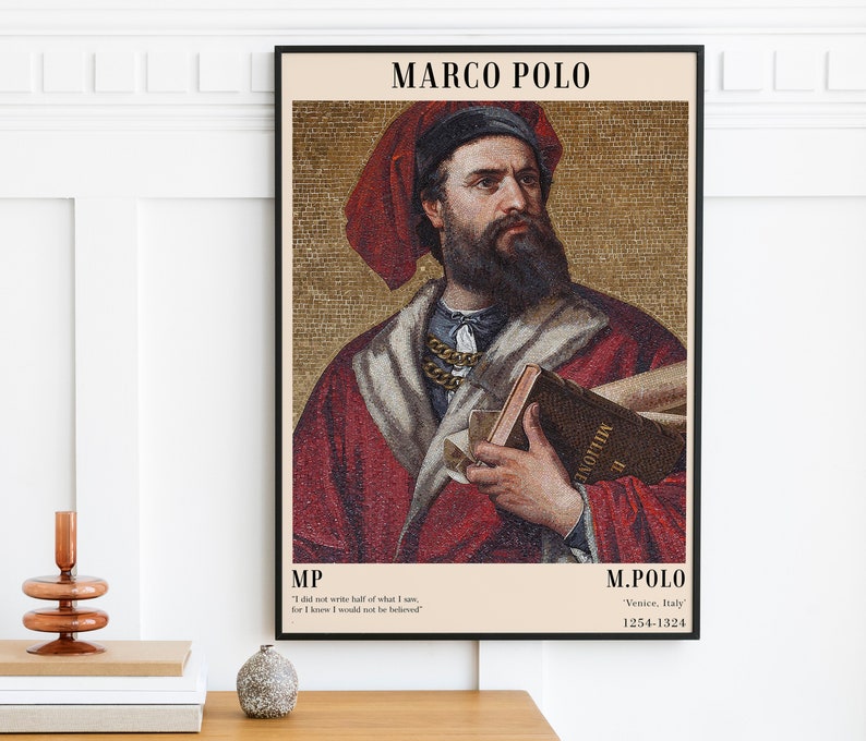 Marco Polo Poster - Art Print Photo Gift Quote Bedroom Wall Home ...