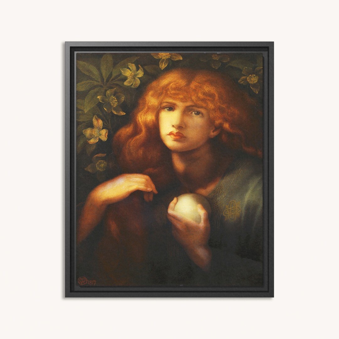 Premium Framed Canvas | Dante Gabriel Rossetti - Mary Magdalene ...