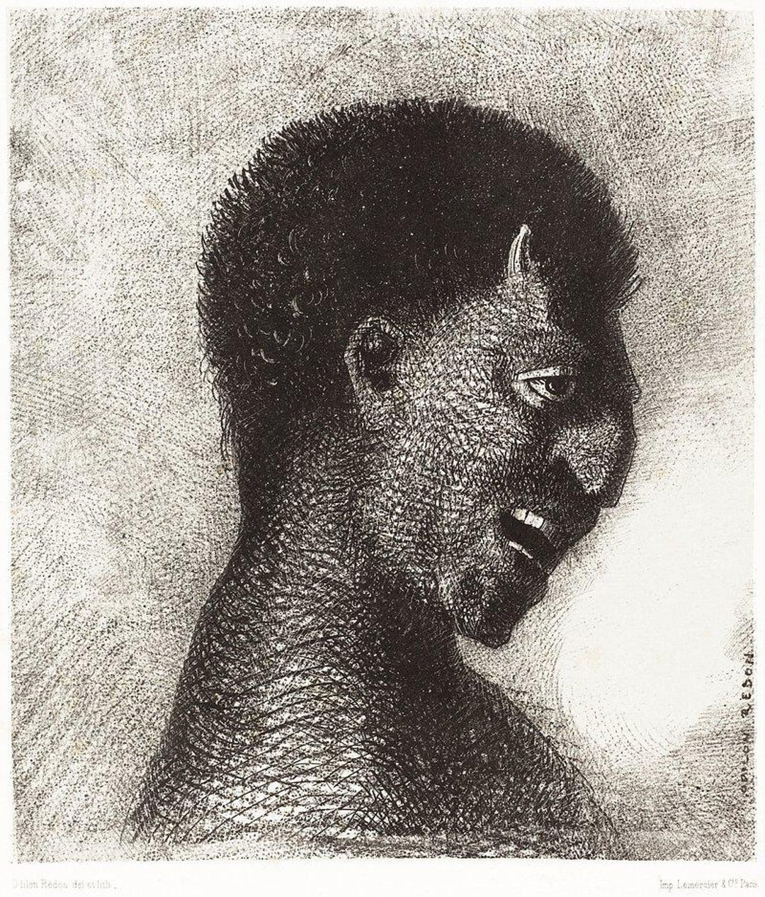 Odilon Redon Cyclops | Laughing Cyclops Art | Vintage Painting ...
