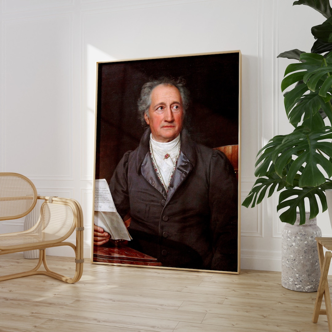 Joseph Karl Stieler - Portrait of Johann Wolfgang Von Goethe (1828 ...