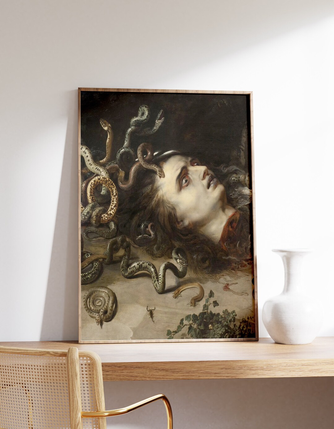 Medusa by Peter Paul Rubens | Vintage Painting | Classic Art | Snake ...