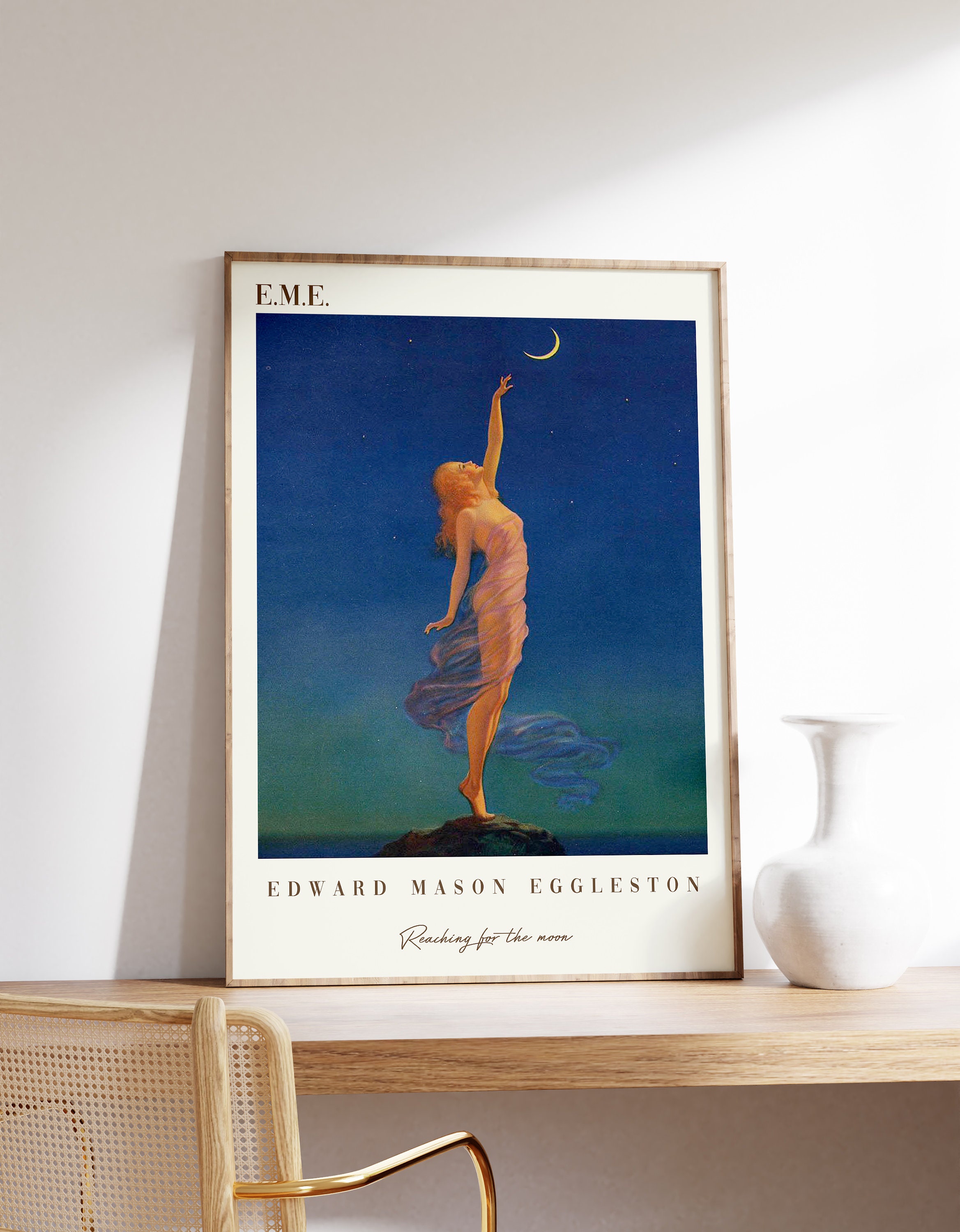 Moon Print | Edward Mason Eggleston | Exhibition Poster | Reaching for ...