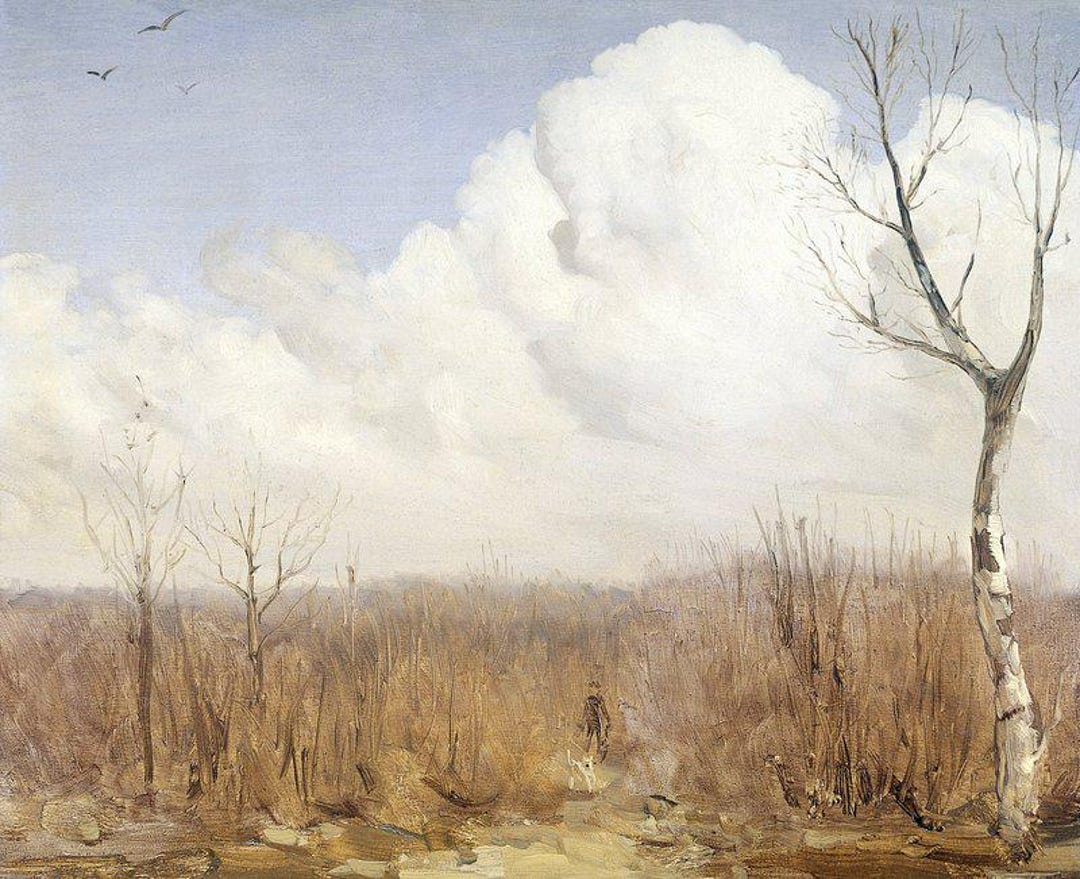 John Constable Stour View | Dedham Painting | River Scene Art | Vintage ...