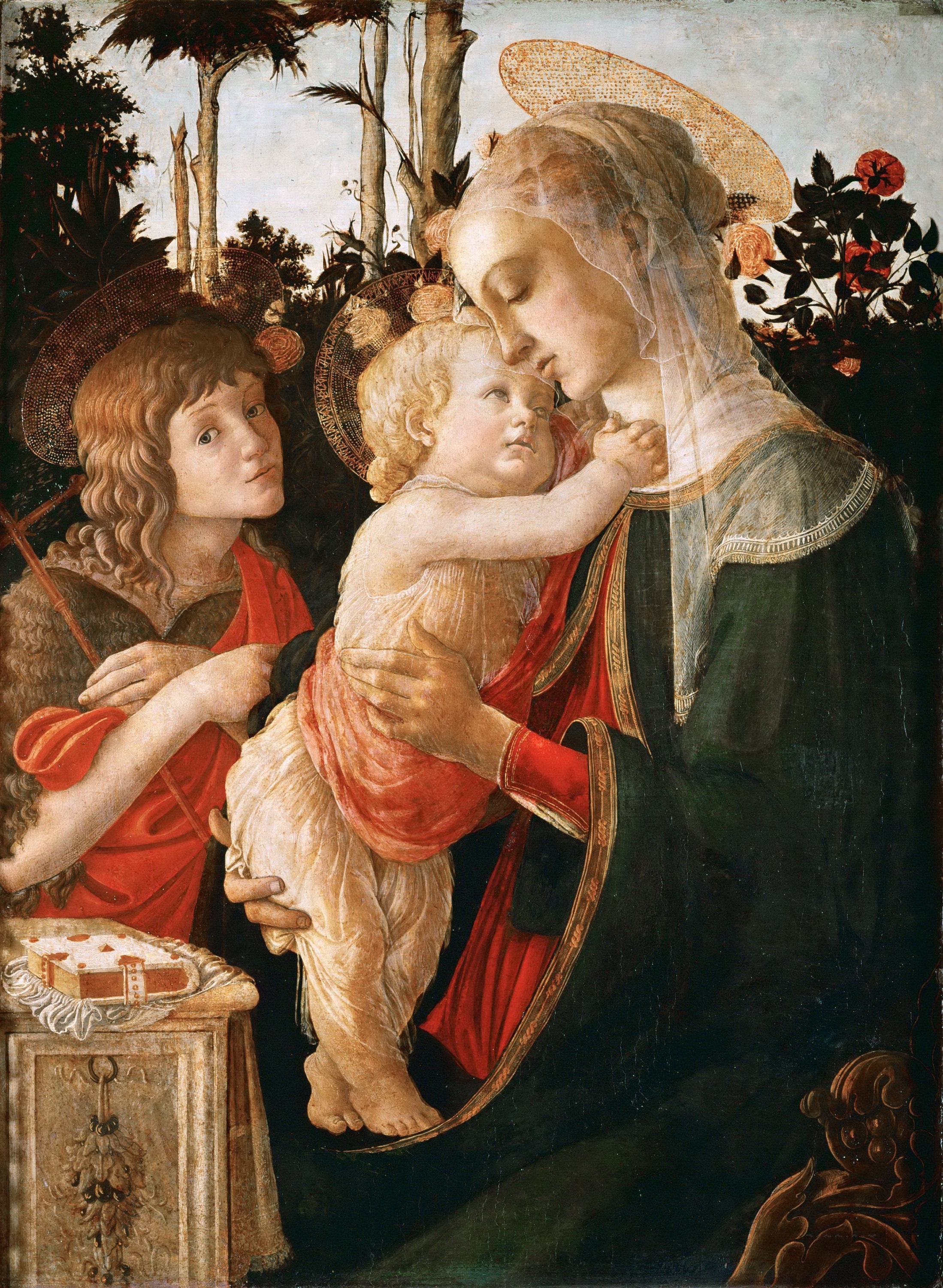 Sandro Botticelli Madonna and Child With the Young St. John - Etsy