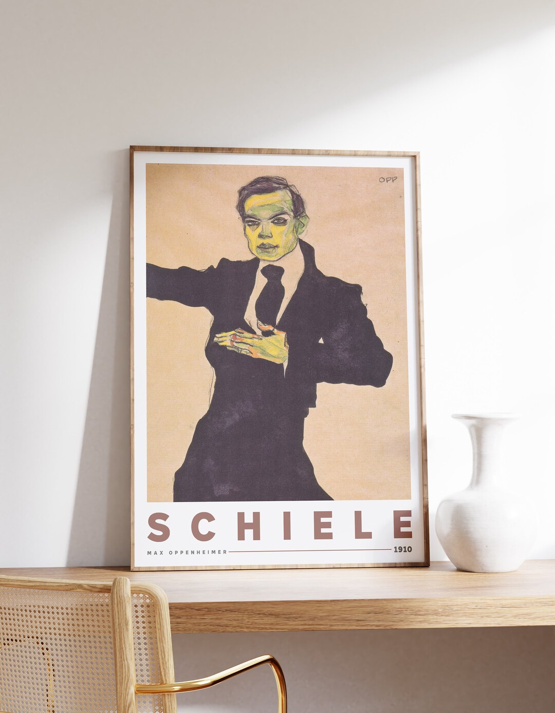 Egon Schiele - Max Oppenheimer (1910) | Exhibition Print | Museum Wall ...