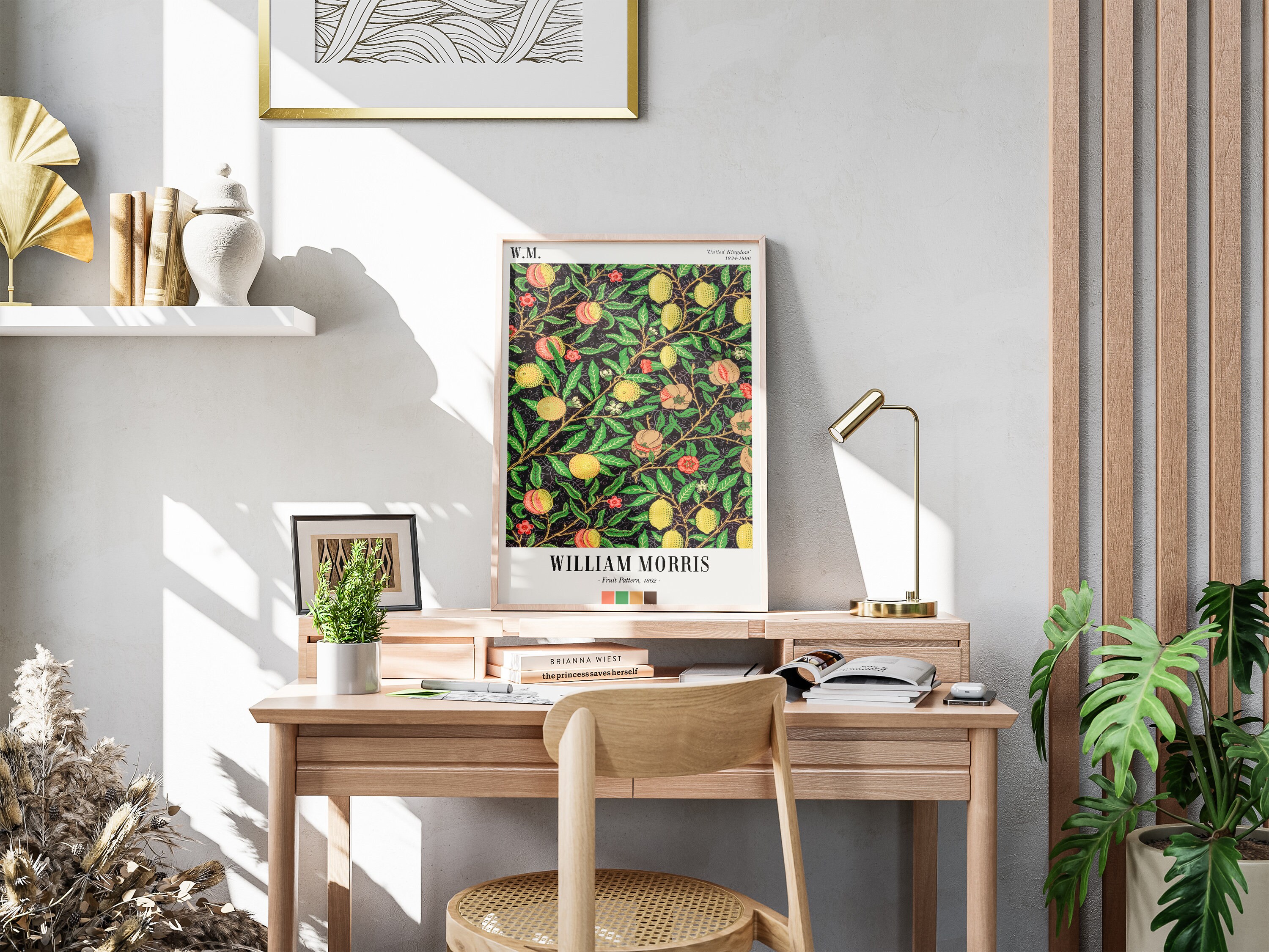 William Morris Exhibition Poster | Fruit Pattern Print | Art Nouveau ...