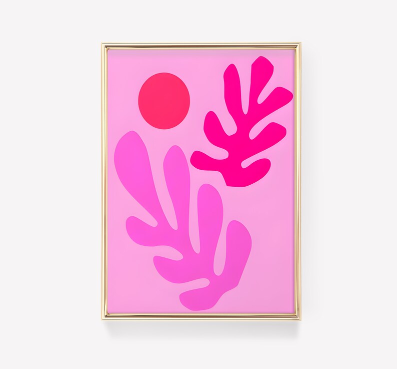 Henri Matisse | Leaves | Bubblegum | Exhibition Poster | Mid Century ...