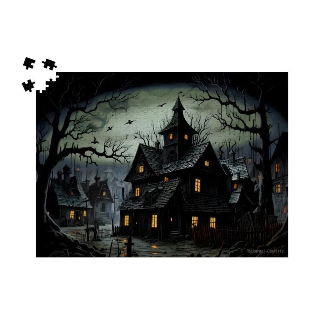 Haunted House Brain Game, Gothic Mansion Fun Ghostly Activity: Ghosts ...