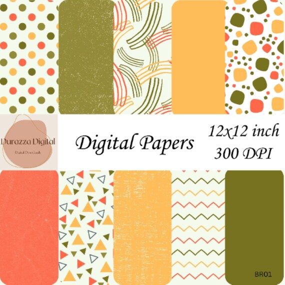 Scrapbook Paper Warm