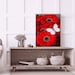 Red Daisy Diamond Painting Craft Kit 12x16 Inch Full Round Drill ...