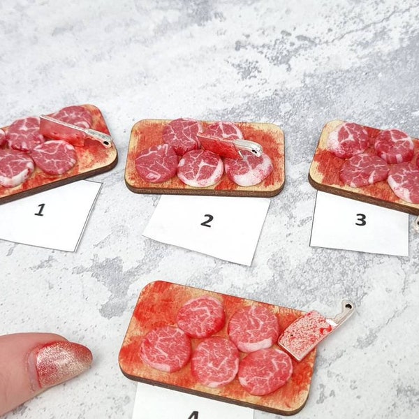 Dollhouse Miniature Meat - Etsy
