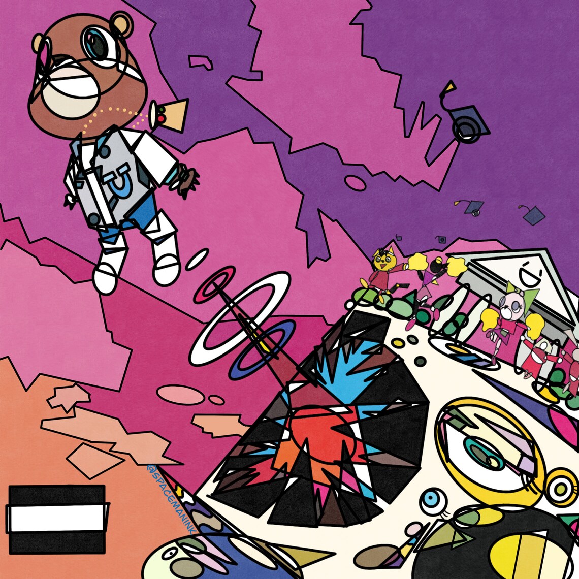 Kanye West Graduation - Etsy