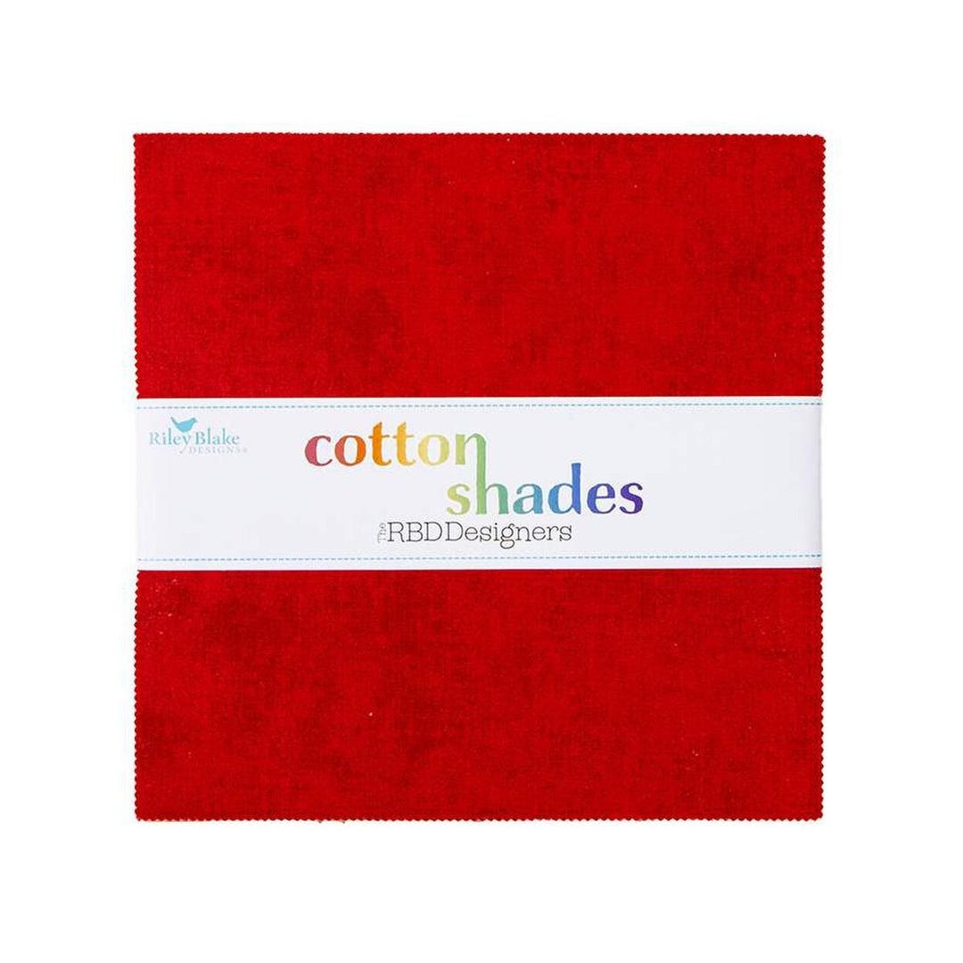 Shades 10" Square Pack (layer Cake / 10" Stacker) by Riley Blake Designs for Riley Blake (10-200 ...