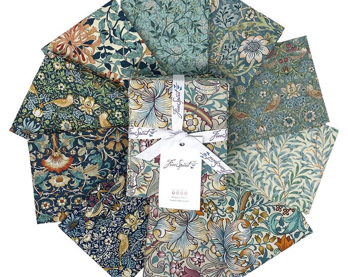 Morris and Co. Fat Quarter Bundle in Leafy Boughs by the Original ...