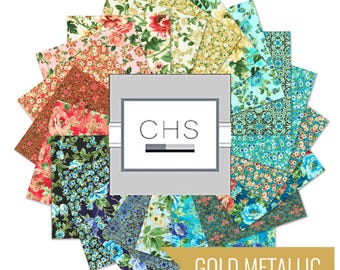 Holiday Flourish 14 5 Square Pack charm Pack / Charm Square in Holiday ...