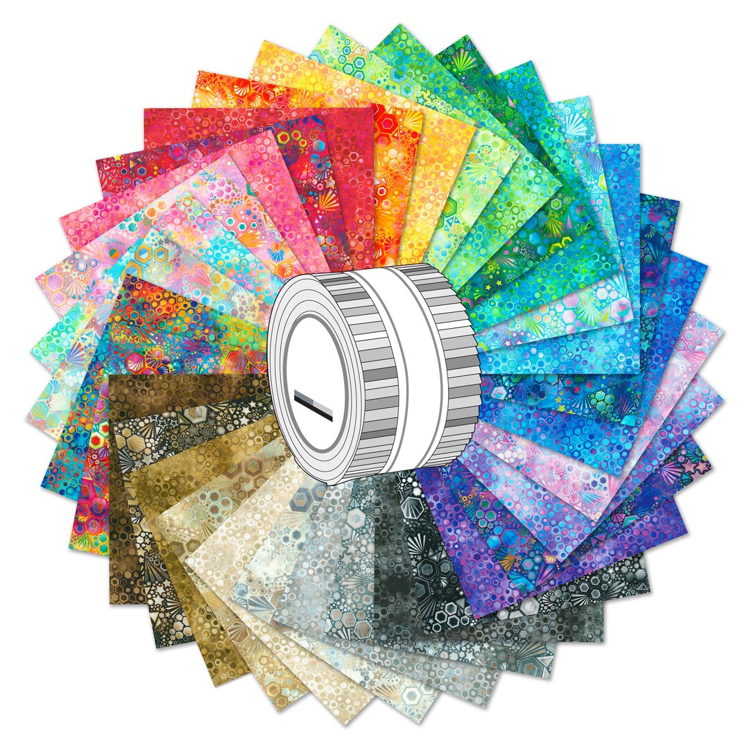 Phantasma 2.5" Strip Roll (jelly Roll / Roll Up) by Robert Kaufman (ru ...