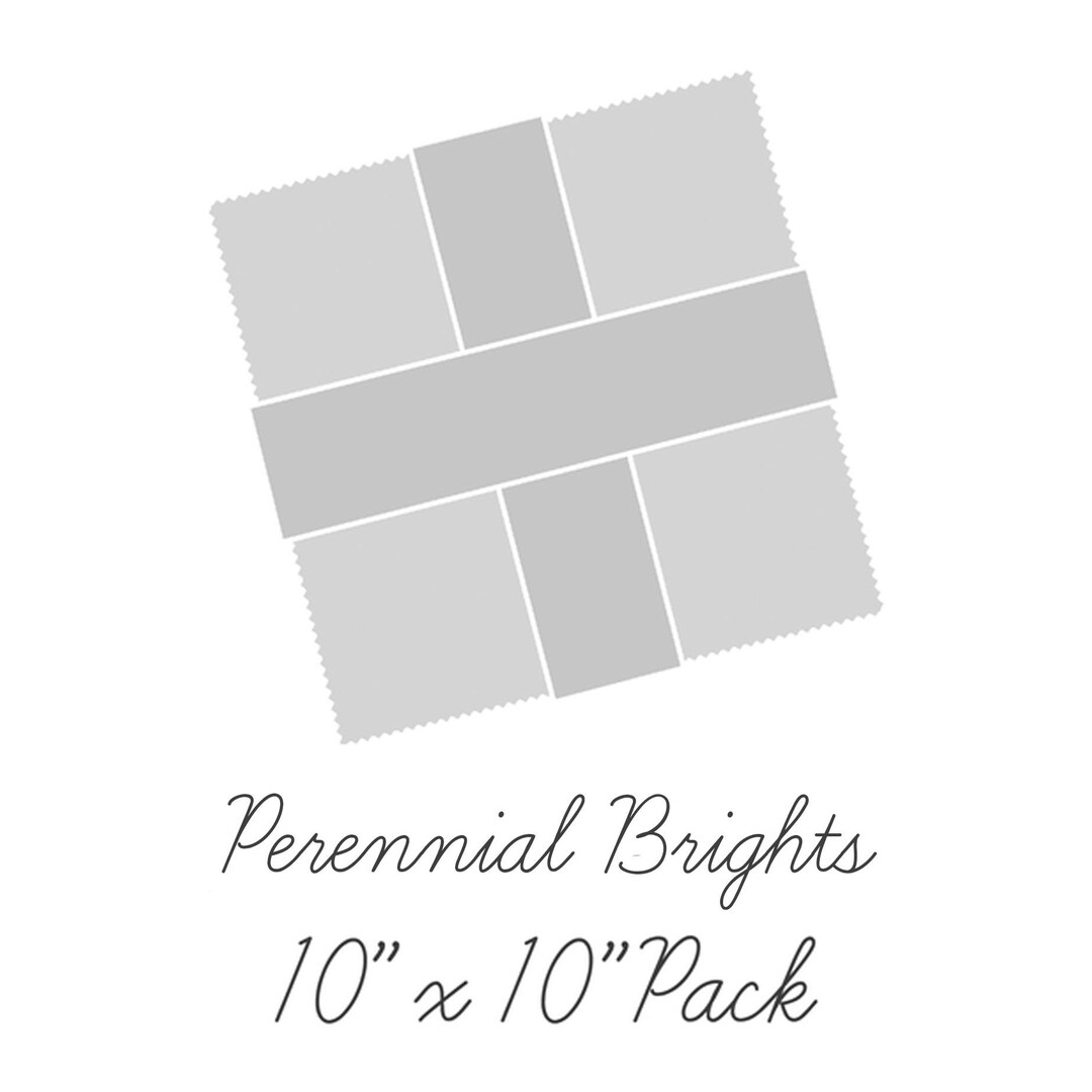 Perennial 10" Square Pack (layer Cake / 10x10 Pack) in Brights by RJR ...