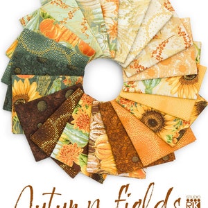 Autumn Fields Fat Quarter Bundle by Robert Kaufman fq-1990-20 - Etsy