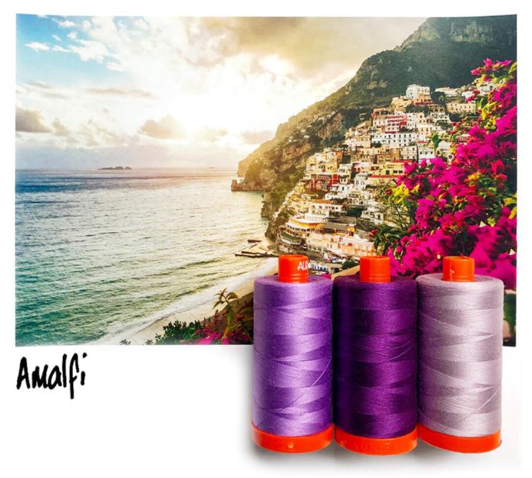 Amalfi Purple Color Builder Thread Set | AC50CP3-007 | Aurifil Thread ...
